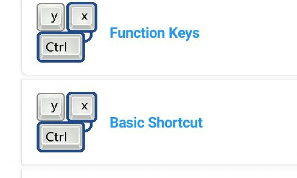 Over 500+ computer keyboard shortcut keys in all programs and software ...